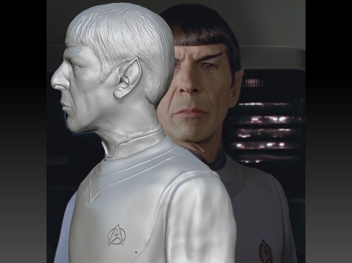 mr Spock bust Leonard Nimoy Star Trek 3D model 3D printable | CGTrader