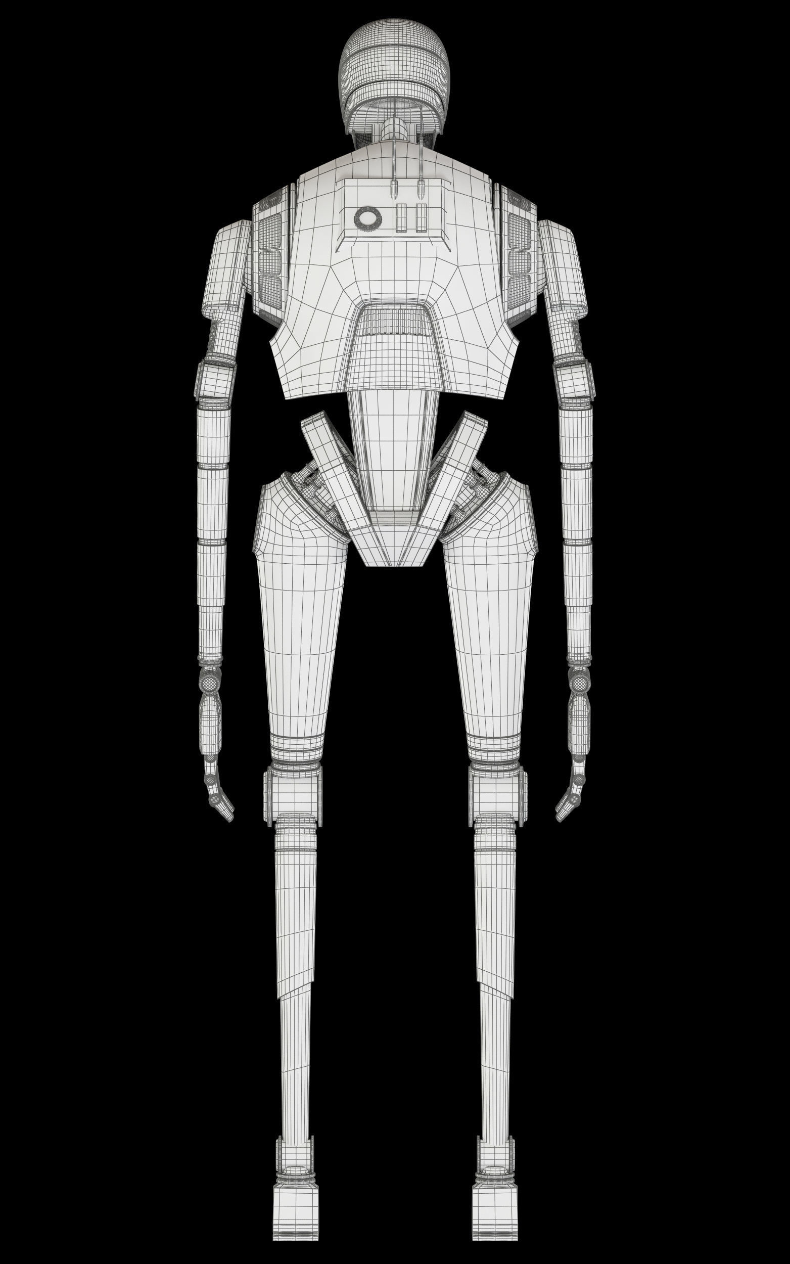 K-2SO Star Wars Droid 3D model | CGTrader