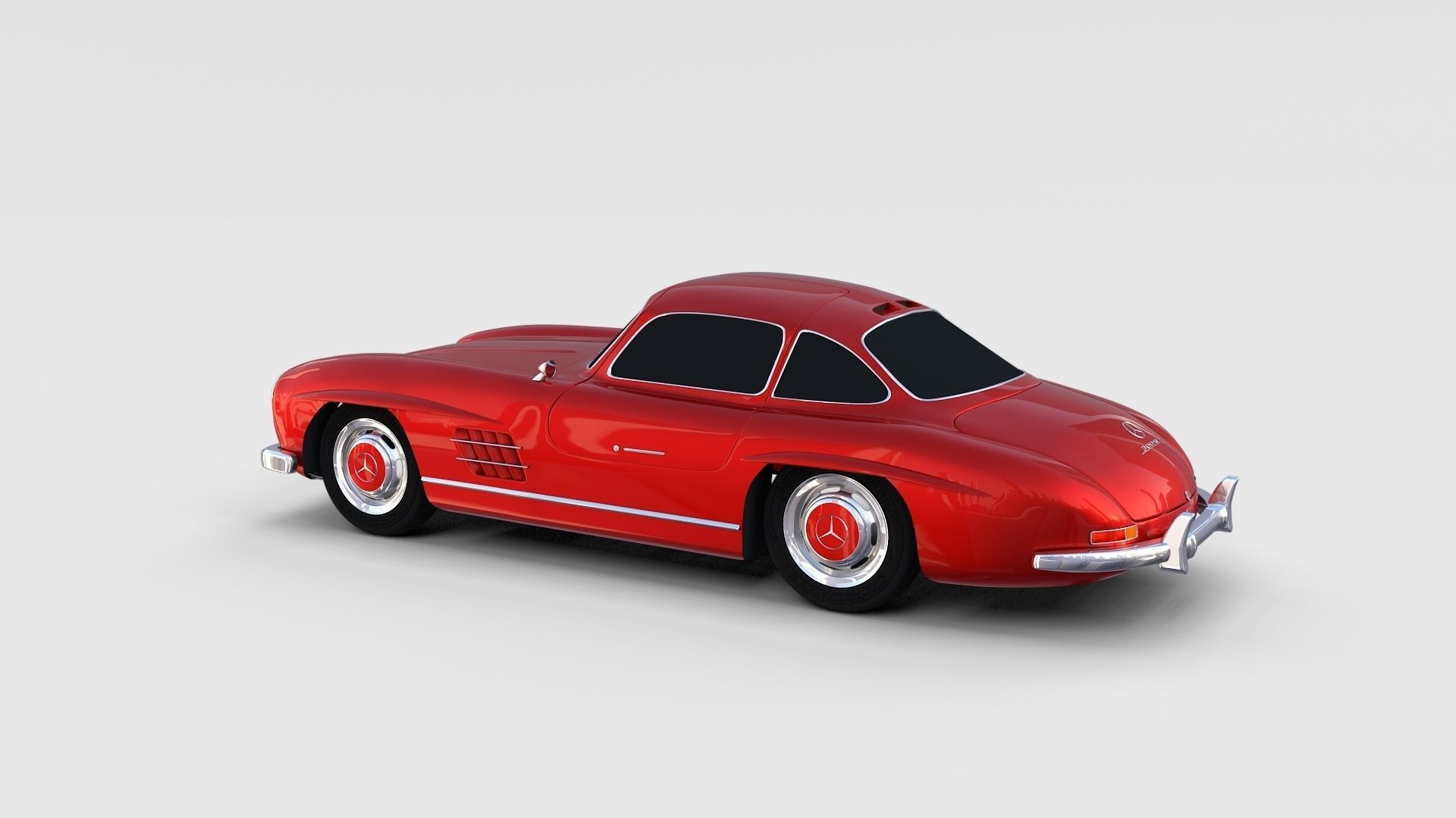 Mercedes 300SL Pack 3D model | CGTrader