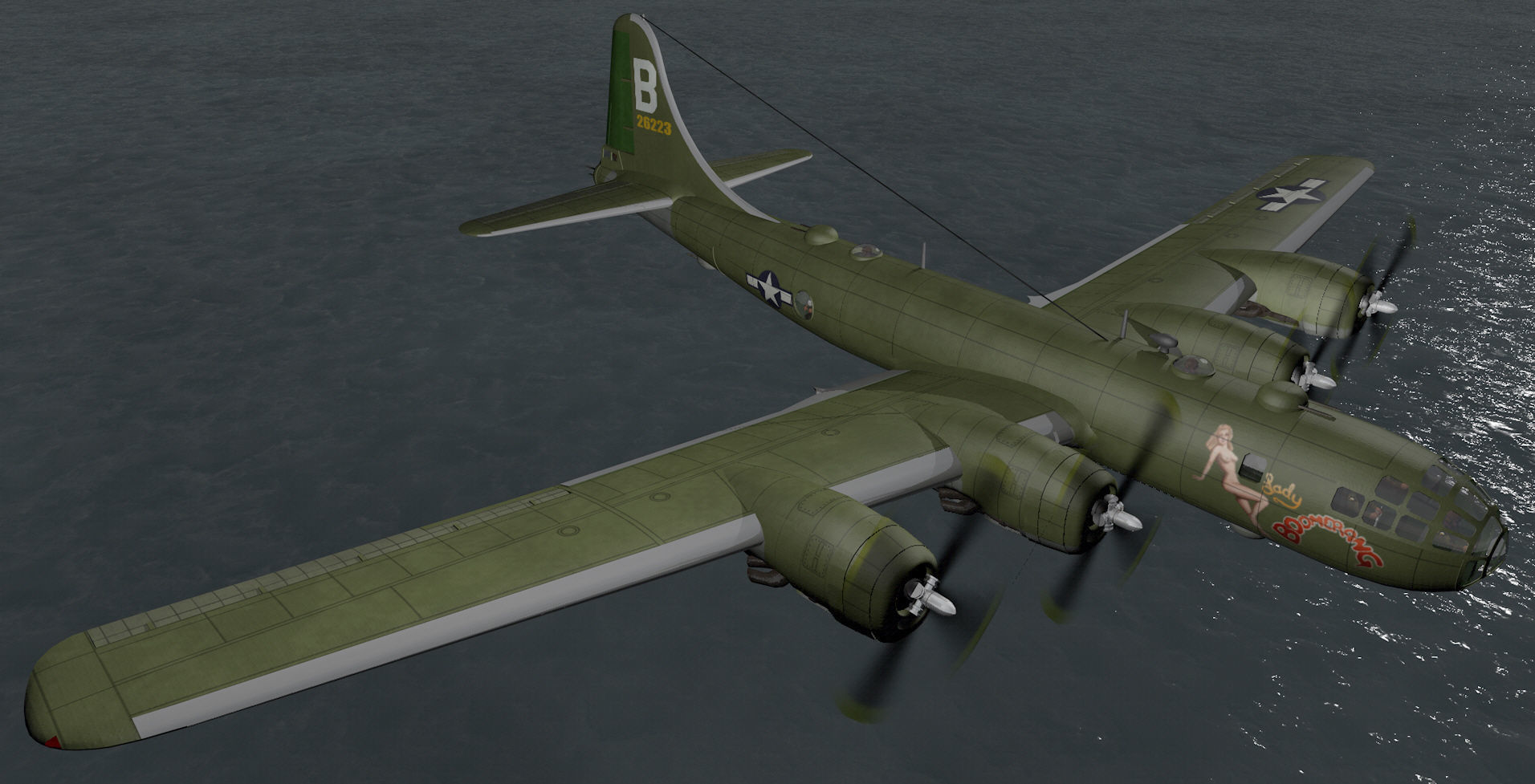 Boeing B-29 Superfortress 3D model | CGTrader