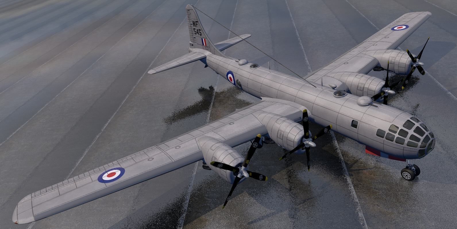 Boeing B-29 Superfortress 3D model | CGTrader