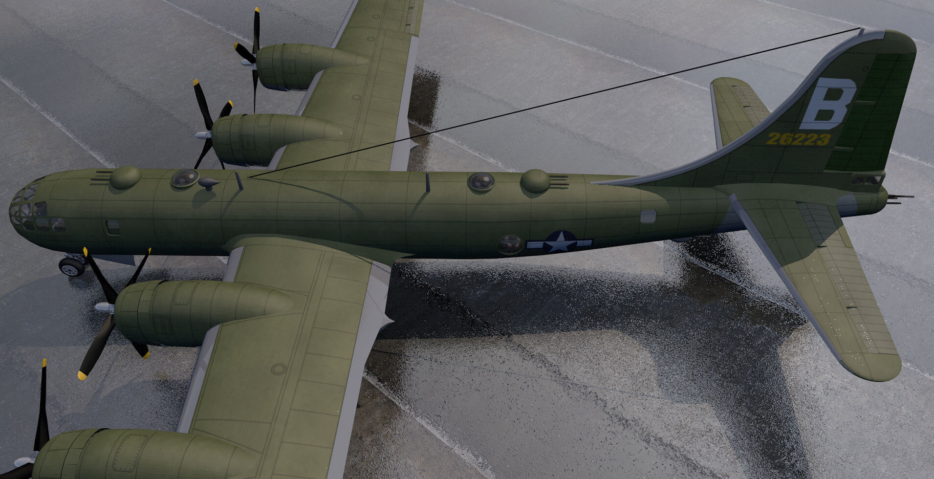Boeing B-29 Superfortress 3D model | CGTrader