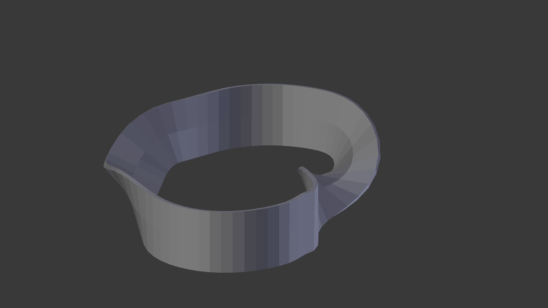 Classic mobius strip 3D model 3D printable | CGTrader
