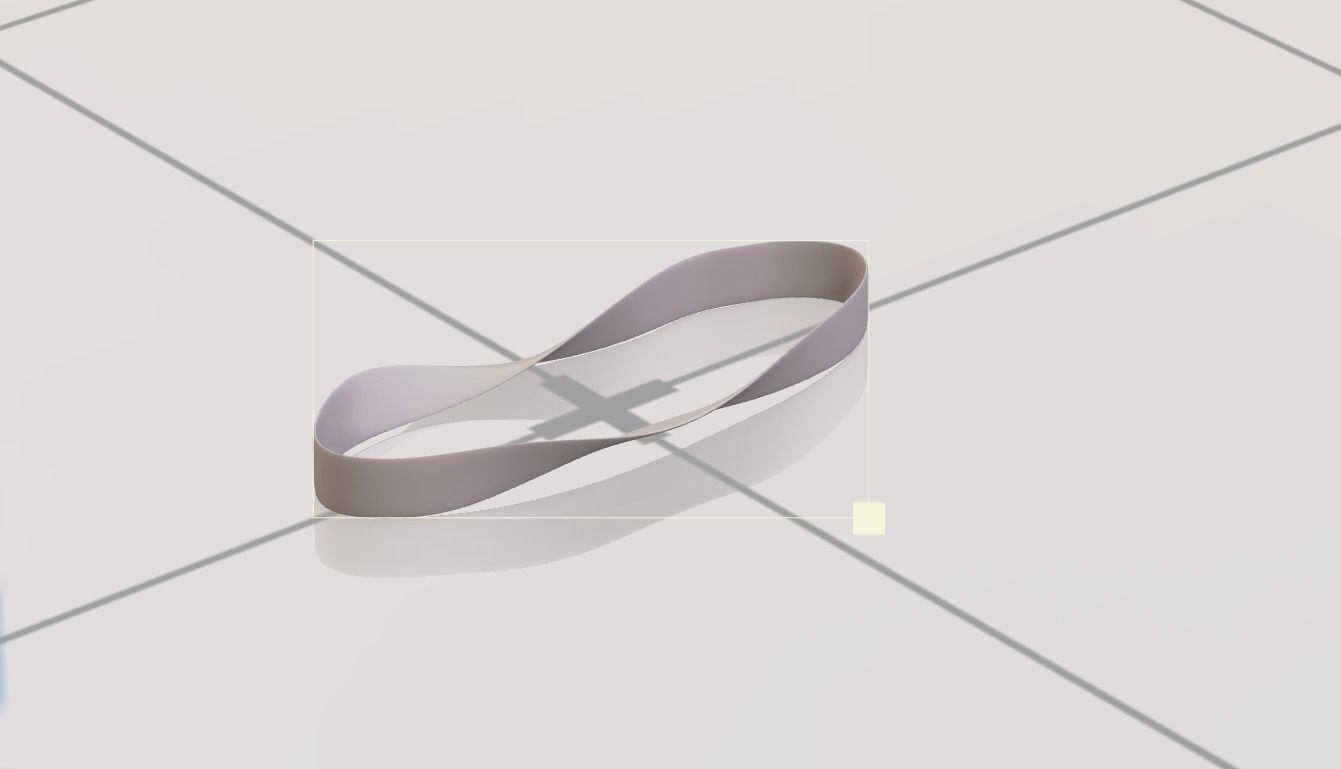 Classic mobius strip 3D model 3D printable | CGTrader