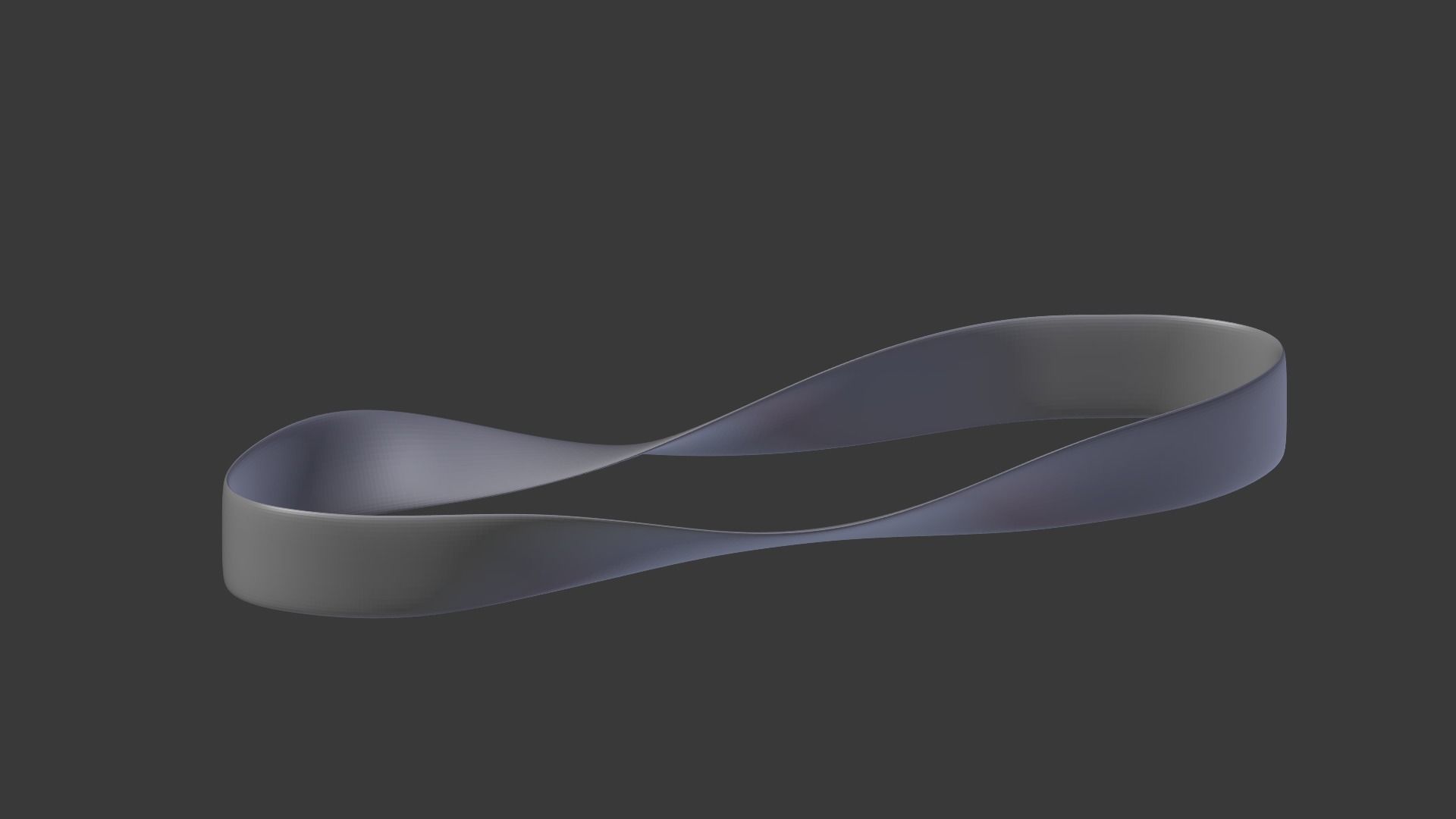 Classic mobius strip 3D model 3D printable | CGTrader