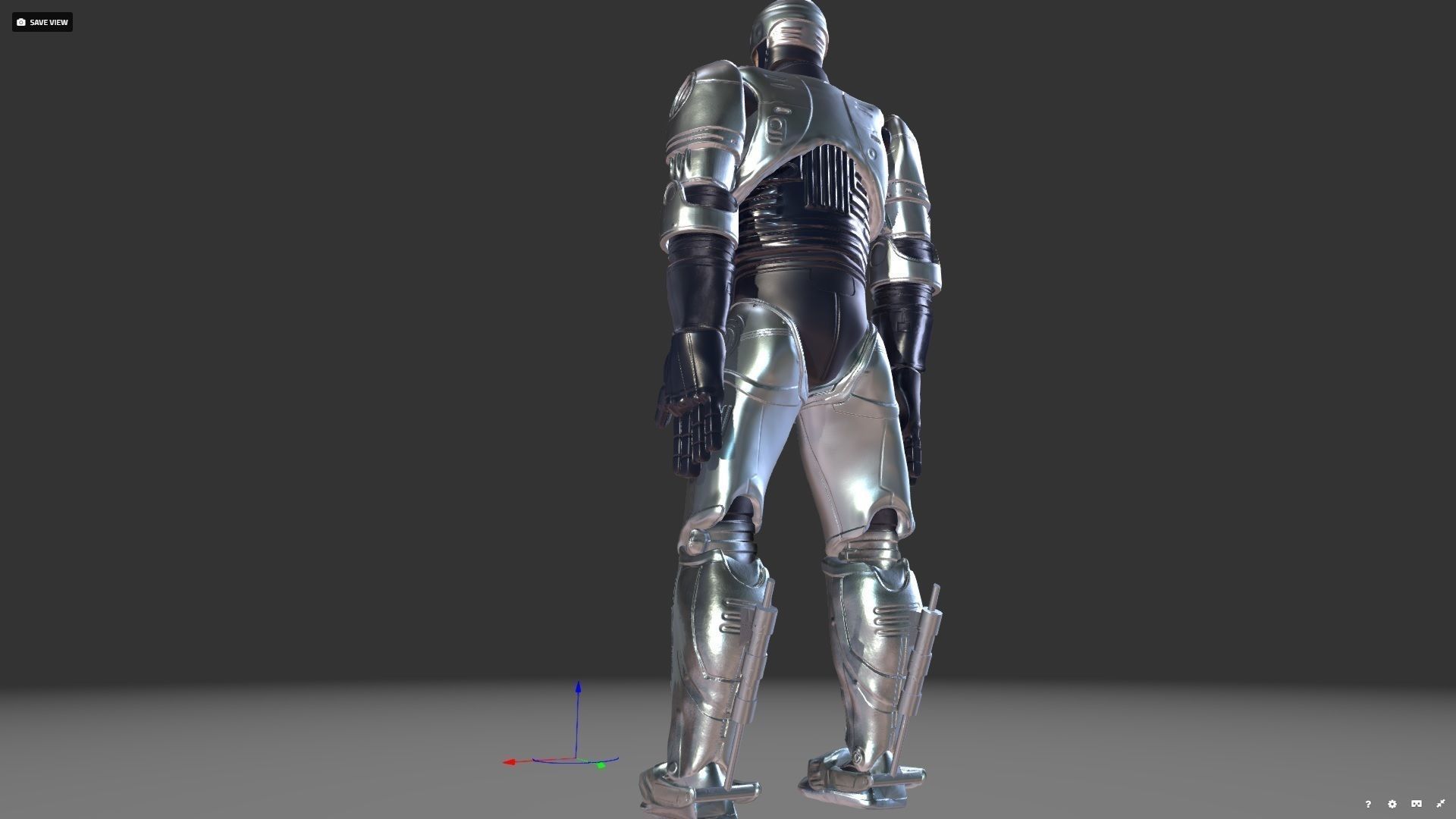 3D model Robocop VR / AR / low-poly | CGTrader