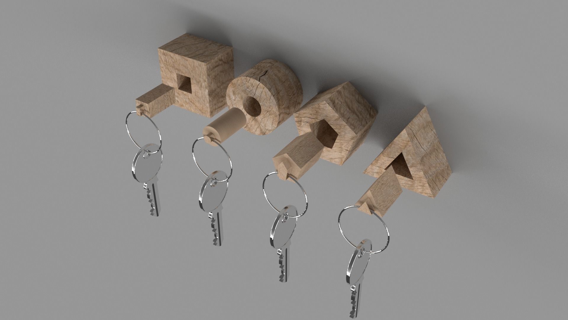 Keychain model for 3D printing 3D model 3D printable | CGTrader