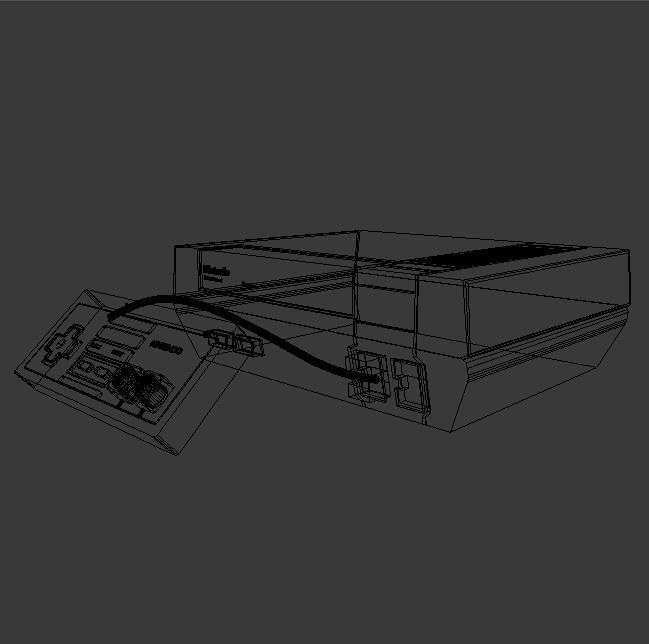 Nintendo NES 3D model | CGTrader