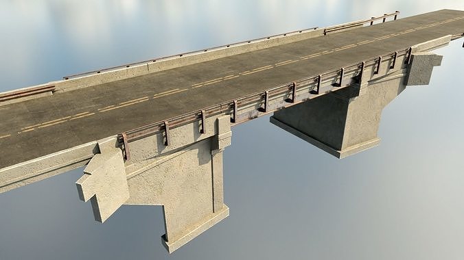 3D model Road Bridge VR / AR / low-poly | CGTrader