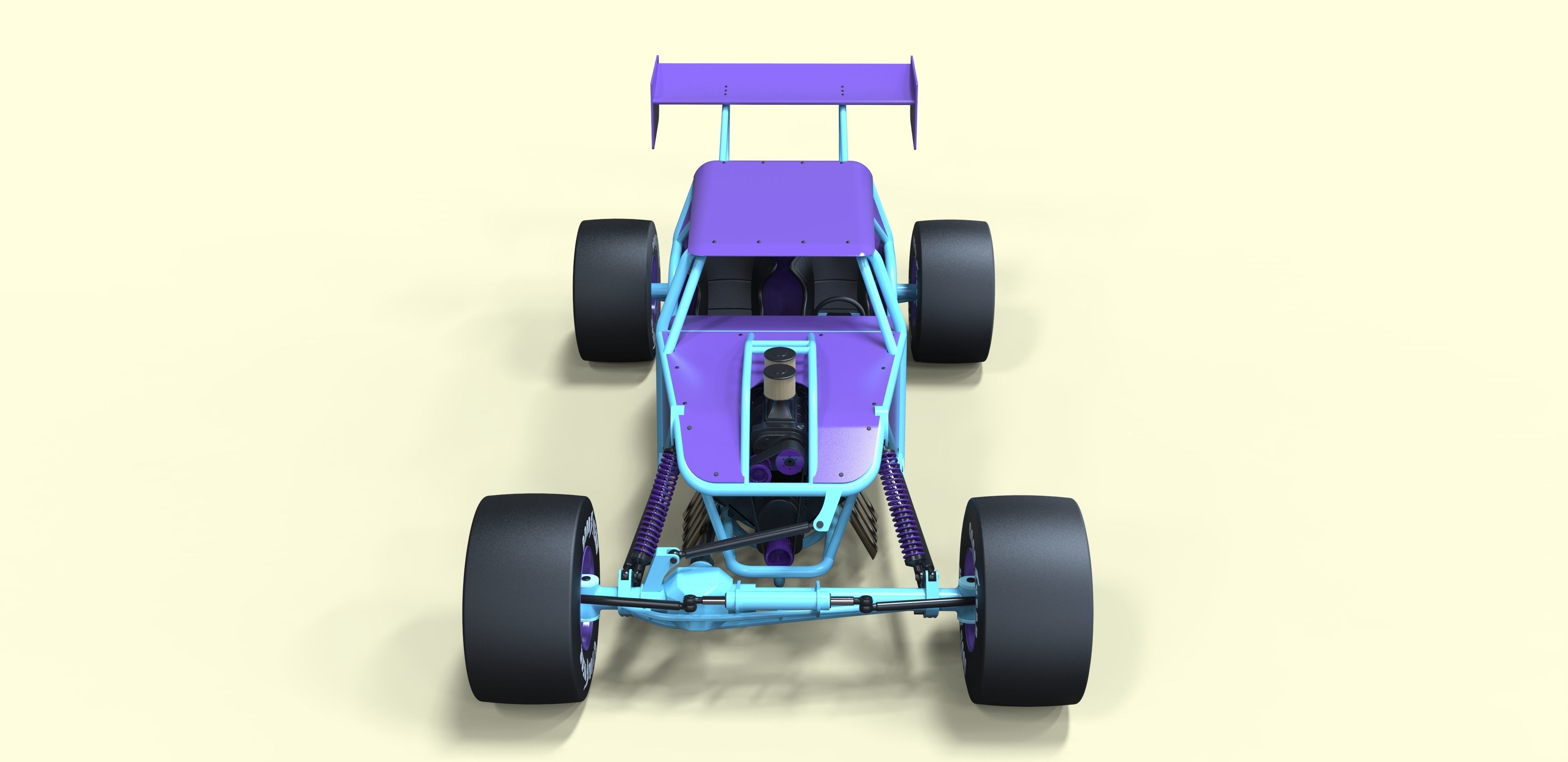Road buggy 3D model | CGTrader