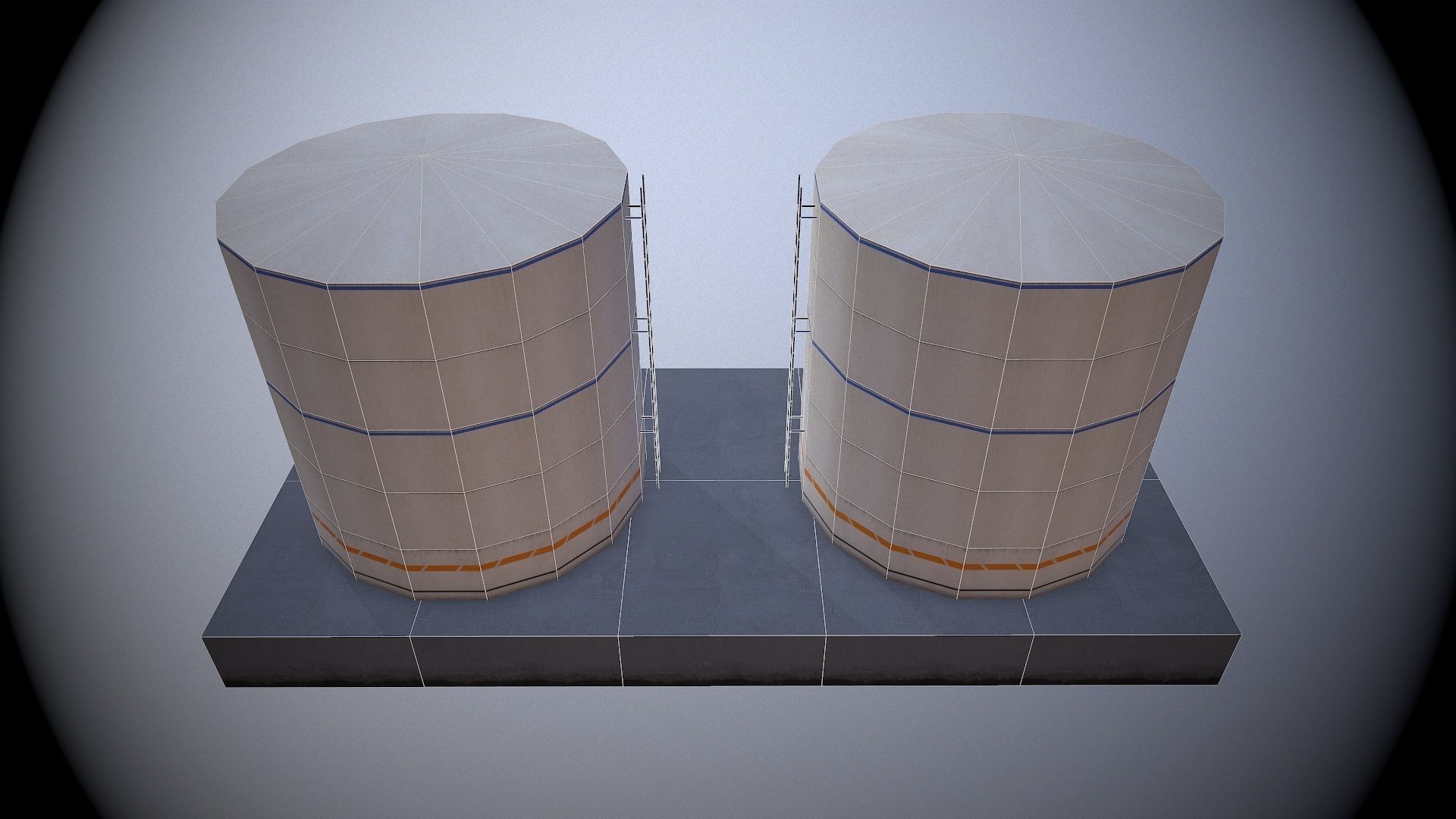 3D model Oil tanks VR / AR / low-poly | CGTrader
