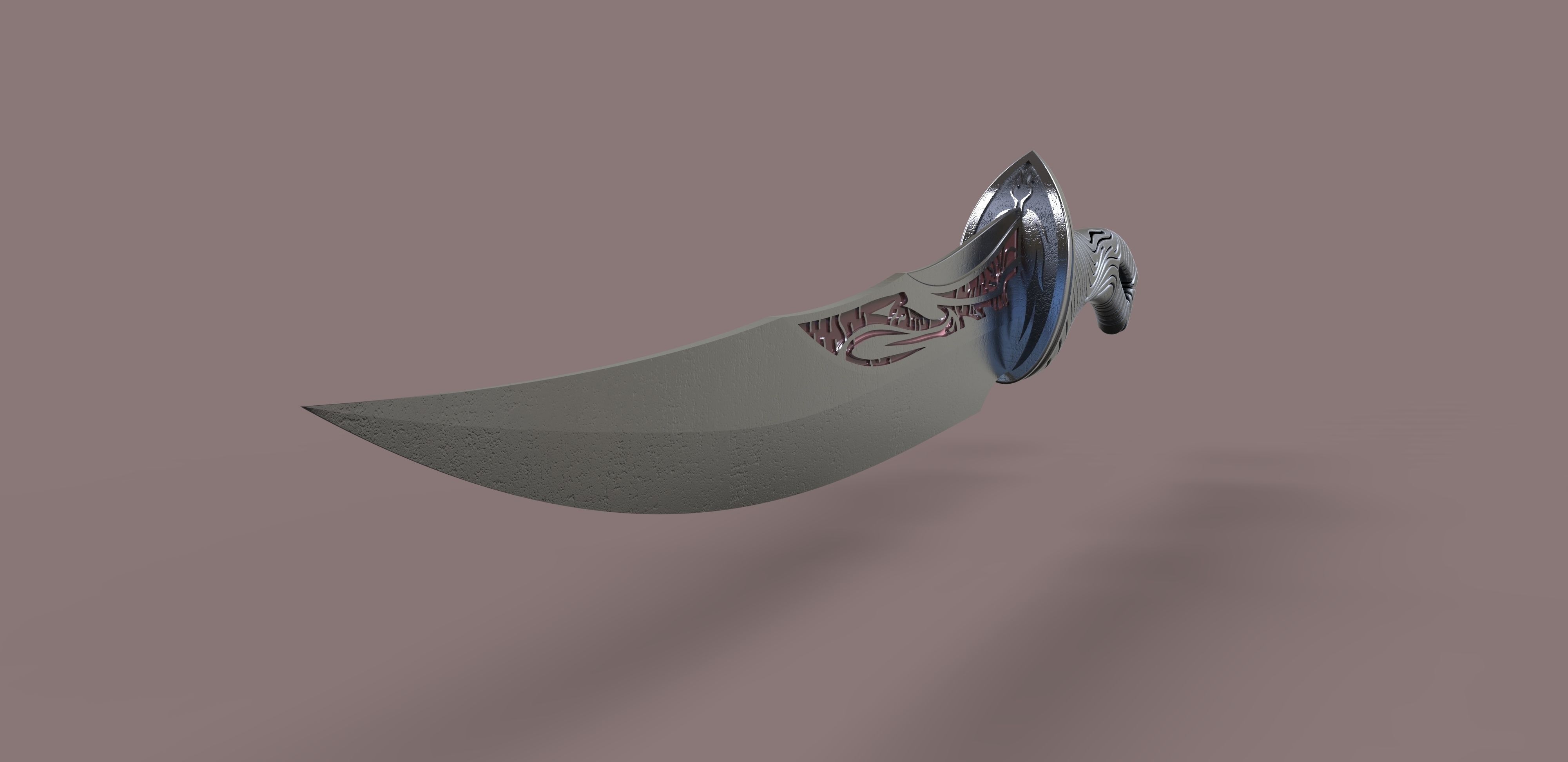 Knife of Drax from Guardians of the Galaxy 3D model | CGTrader