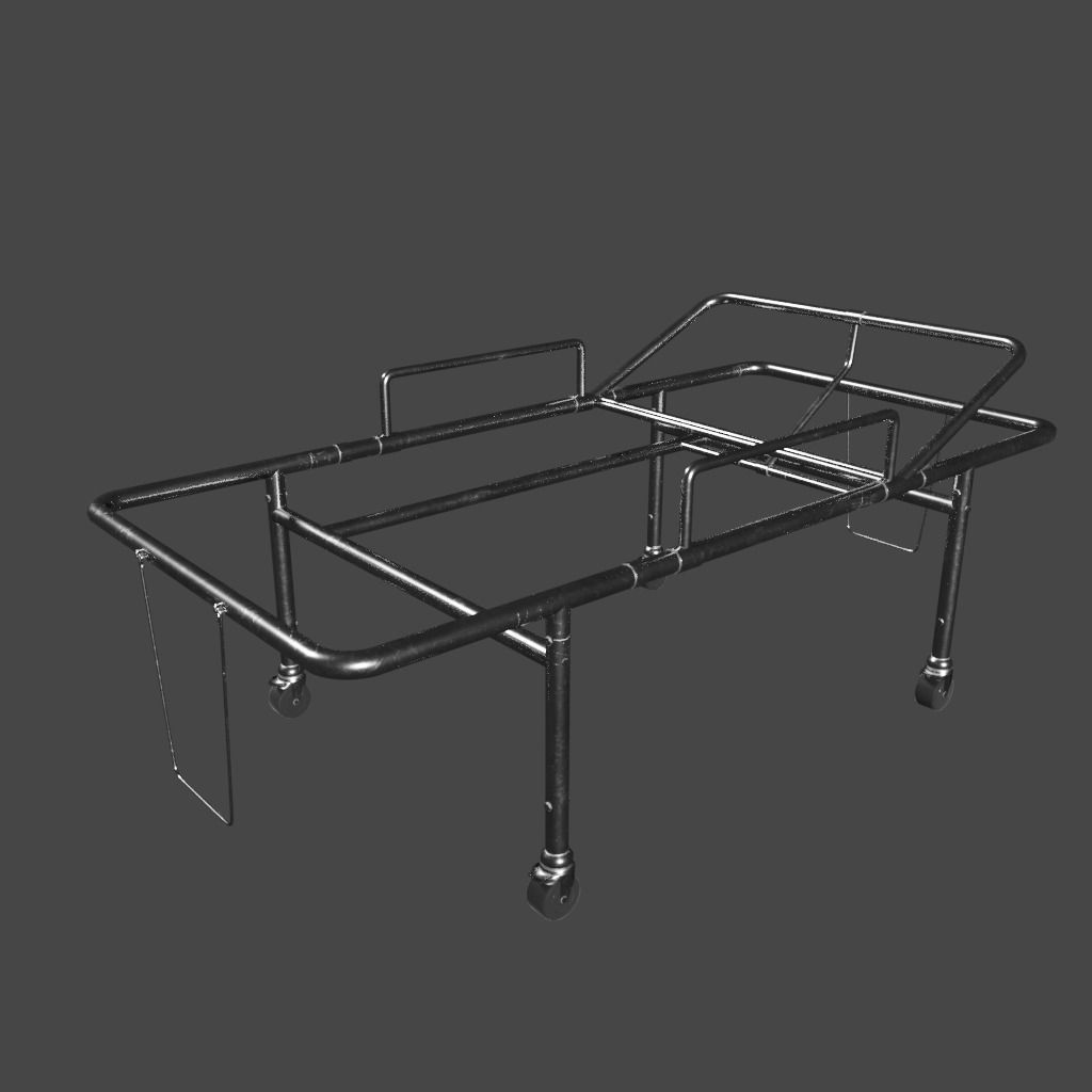 3D model Hospital Stretcher VR / AR / low-poly | CGTrader