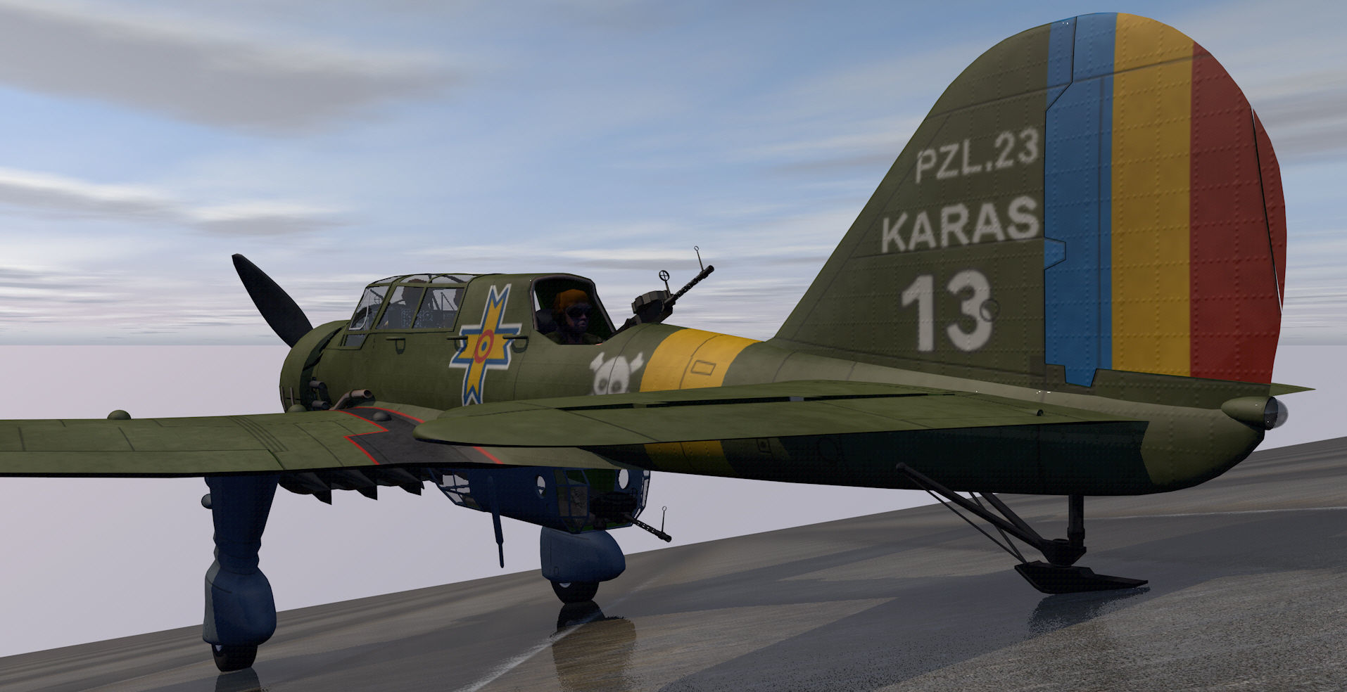 PZL P-23 Karas 3D model | CGTrader
