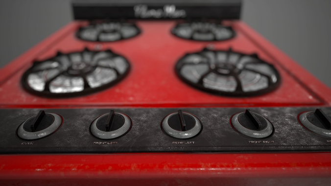 Oven - 4K Textures Interior 3D model | CGTrader