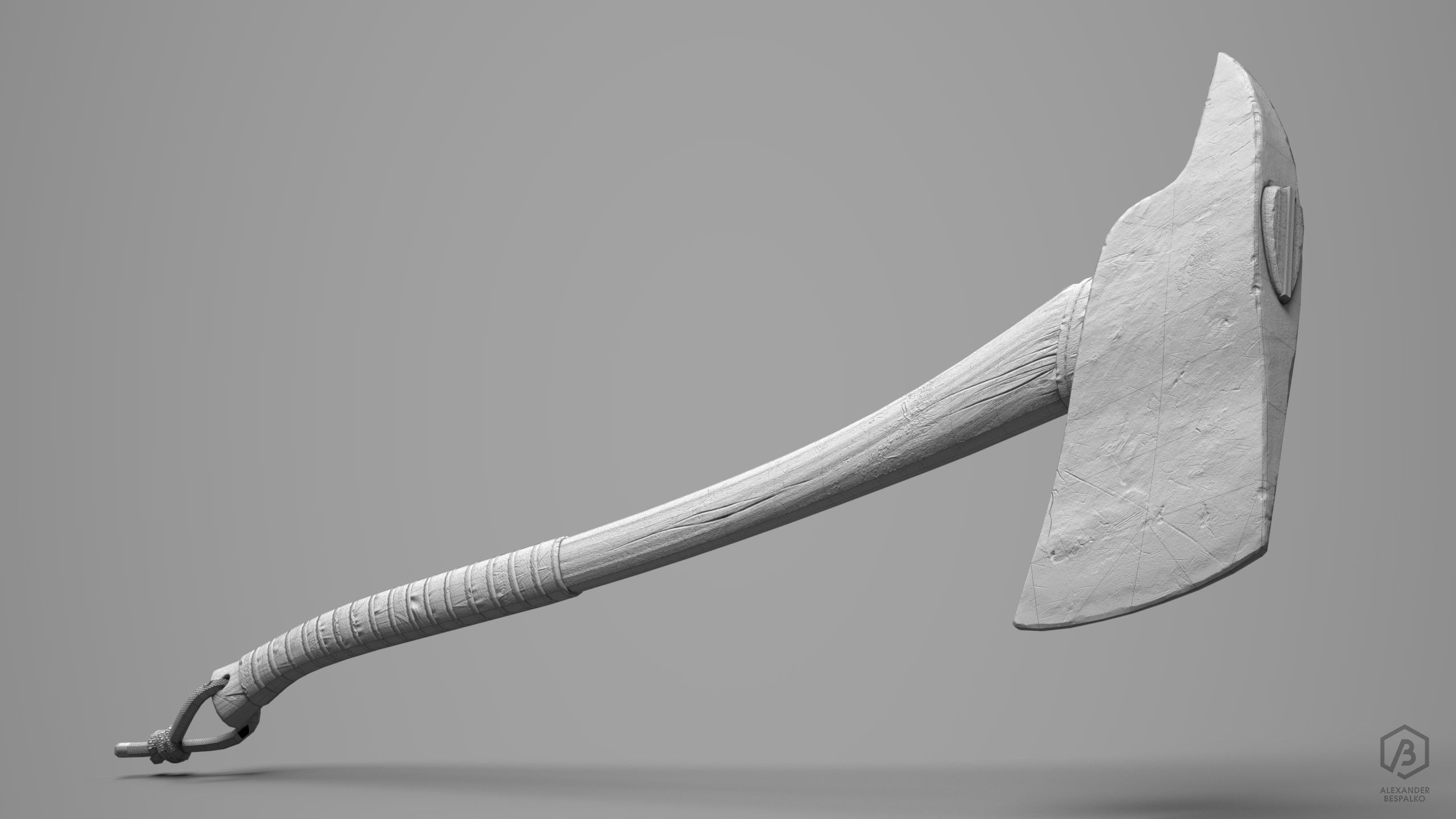 3D model Game Ready Firefighter Axe VR / AR / low-poly | CGTrader