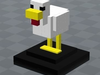 Minecraft Chicken Statue 3D model 3D printable | CGTrader