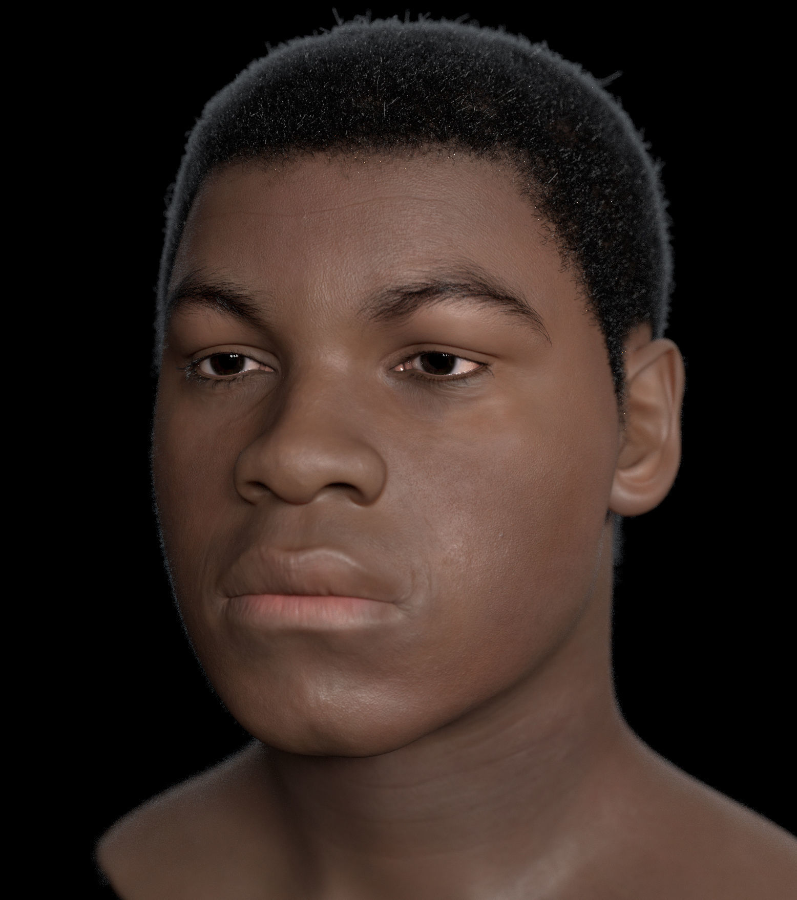Finn Star Wars character 3D model animated rigged | CGTrader