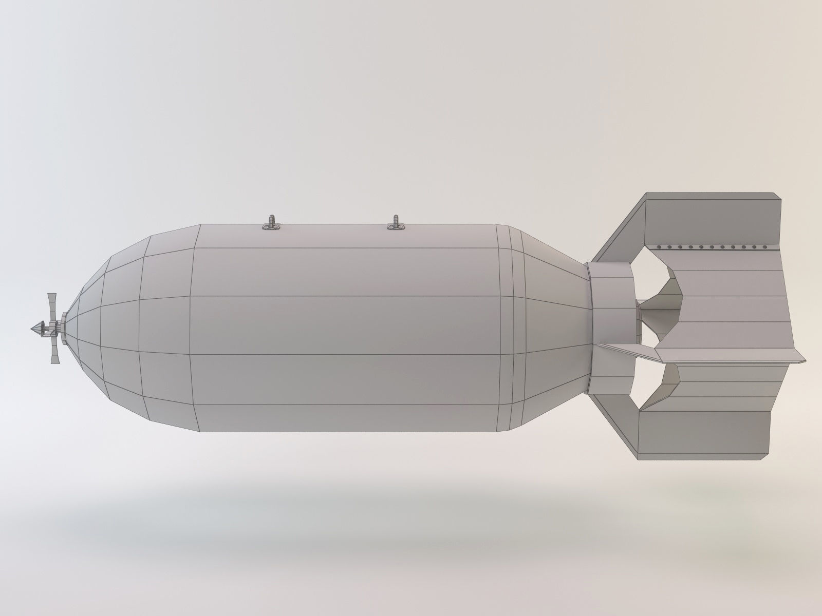 3D model Lowpoly Bomb military VR / AR / low-poly | CGTrader
