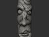 Rock Head Face free 3D model 3D printable | CGTrader
