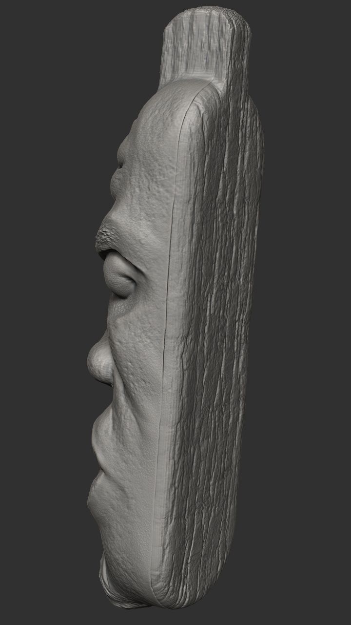 Rock Head Face free 3D model 3D printable | CGTrader
