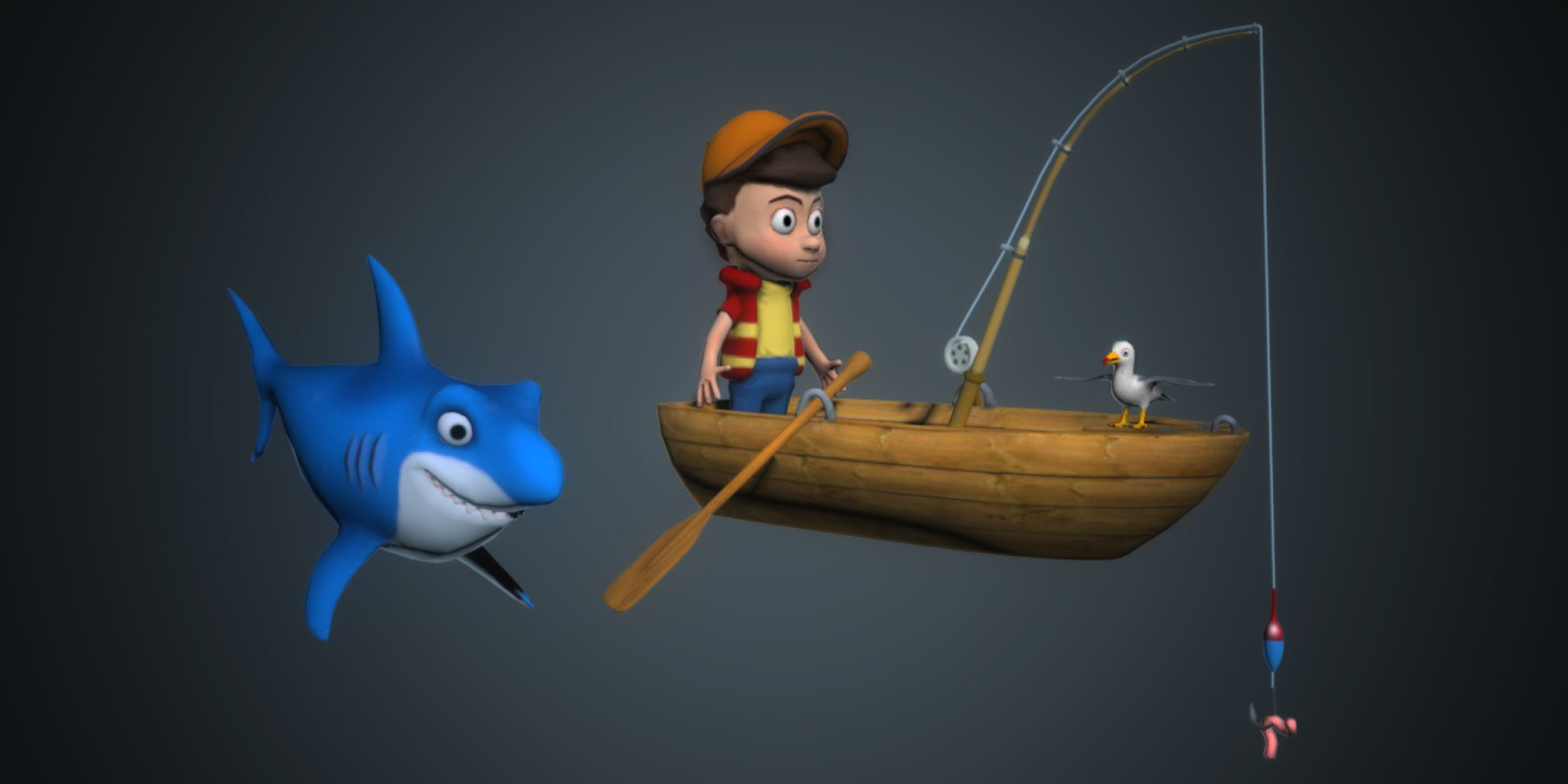 3D model Fisherman VR / AR / low-poly | CGTrader
