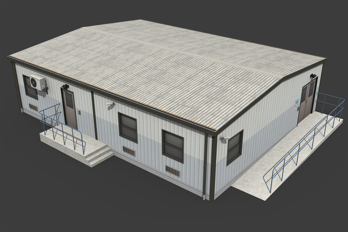 3D model Industrial Buildings Pack VR / AR / low-poly | CGTrader