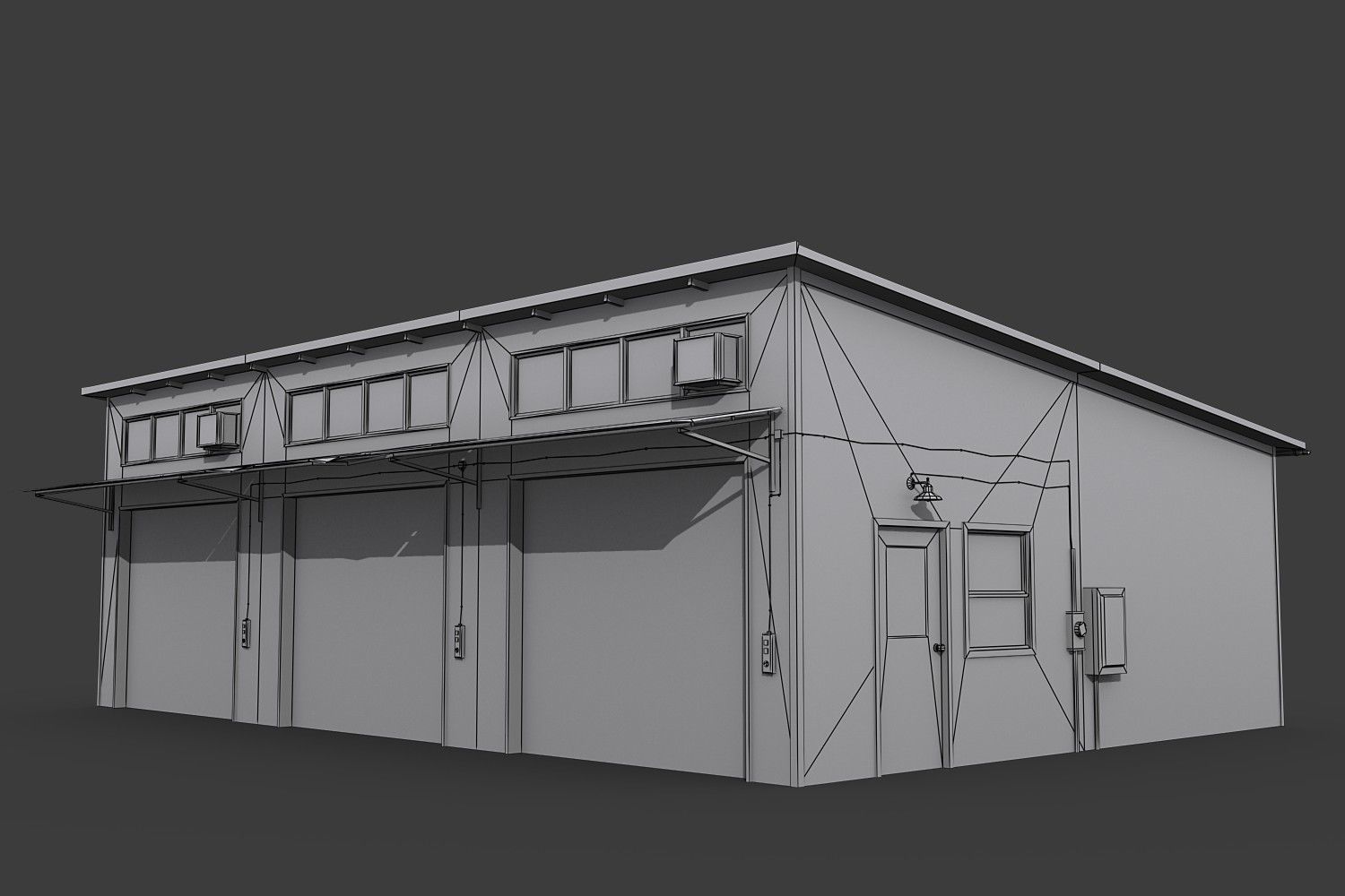 3D model Industrial Buildings Pack VR / AR / low-poly | CGTrader