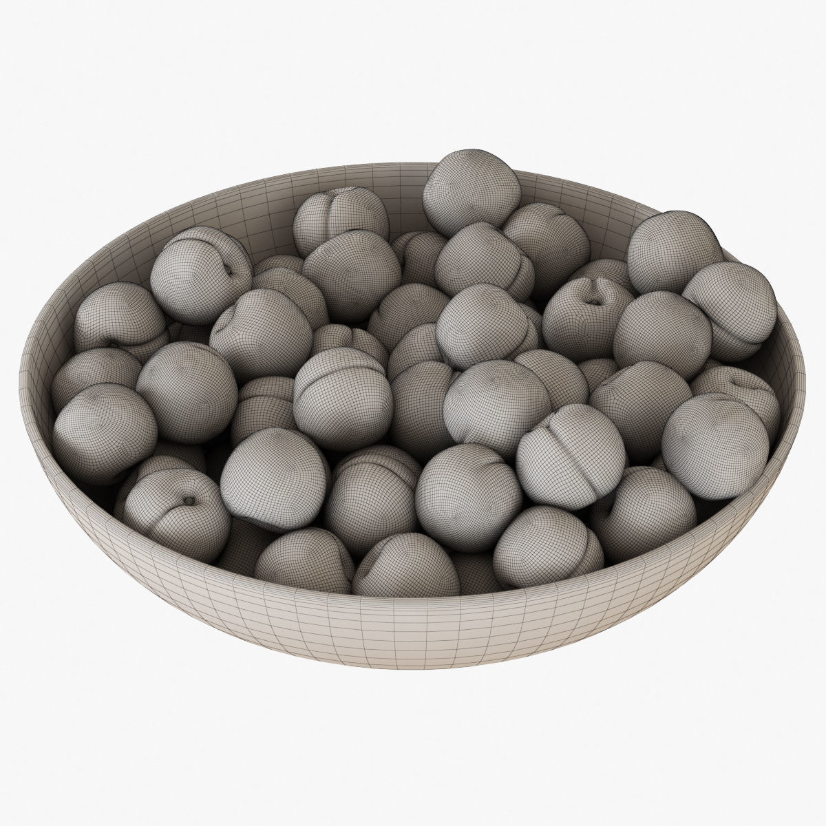 Apricots in a vase 3D model | CGTrader