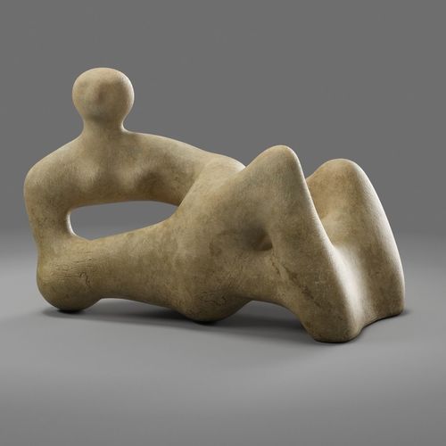 3D model Henry Moore Recumbent Figure VR / AR / low-poly | CGTrader