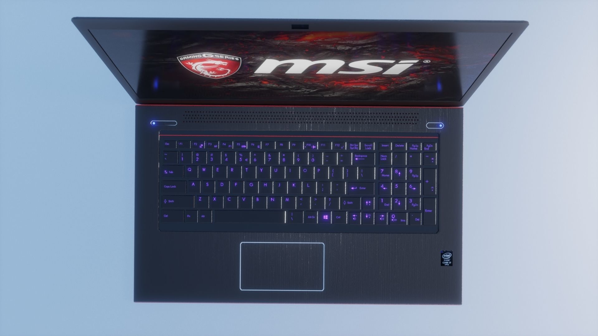 Gaming Laptop MSI 3D model | CGTrader