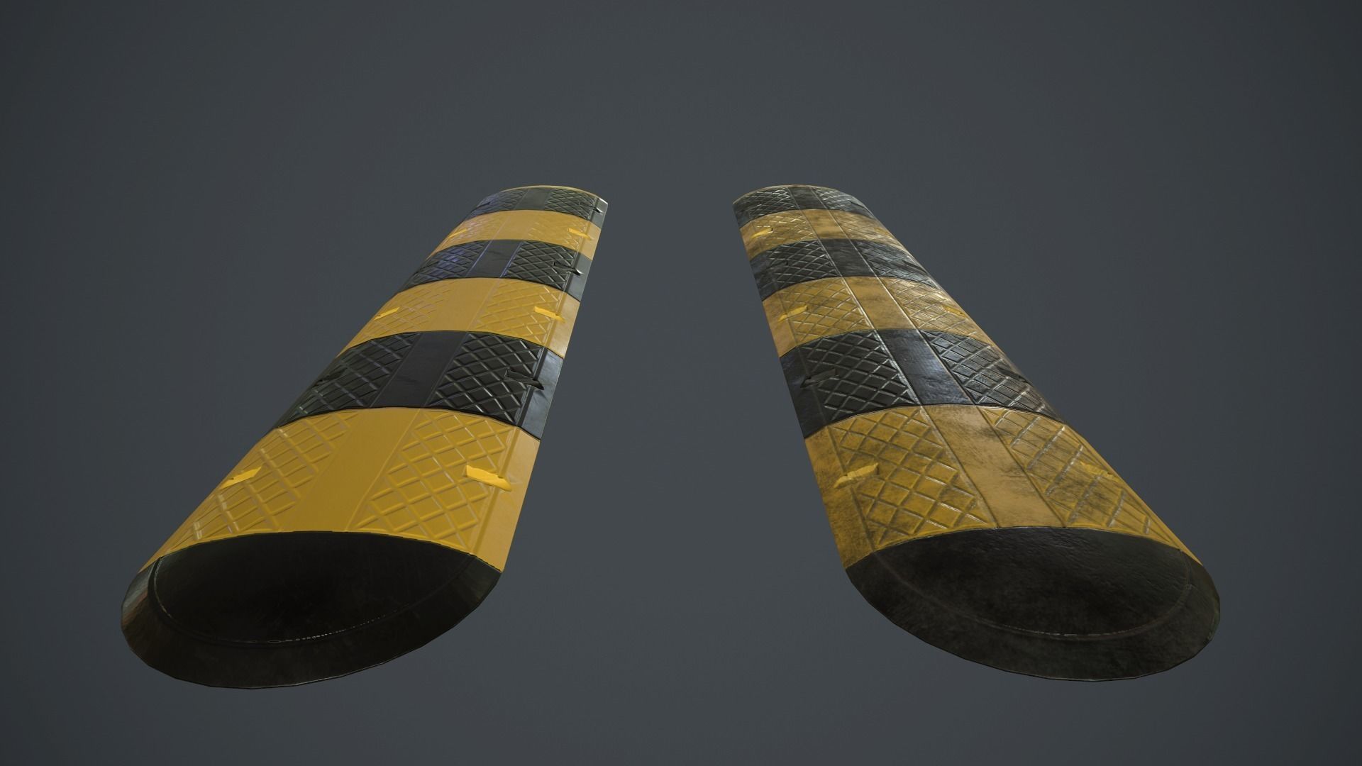 3D model Traffic Speed Bump PBR Game Ready VR / AR / low-poly | CGTrader