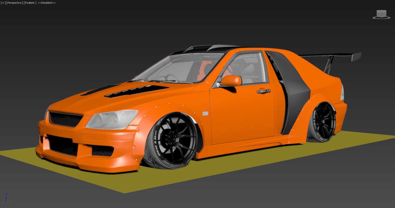 3D model Toyota Altezza Sport VR / AR / low-poly | CGTrader