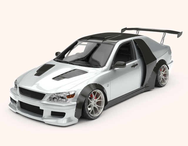 3D model Toyota Altezza Sport VR / AR / low-poly | CGTrader