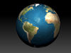 Planet Earth with 3d Topology 3D model | CGTrader
