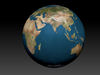 Planet Earth with 3d Topology 3D model | CGTrader