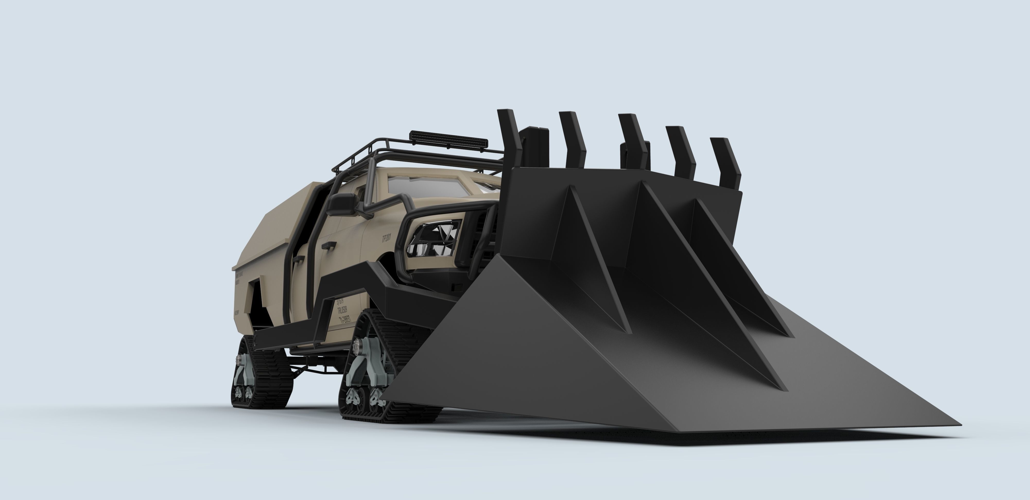 Dodge Ice Ram from Fast 8 3D model | CGTrader