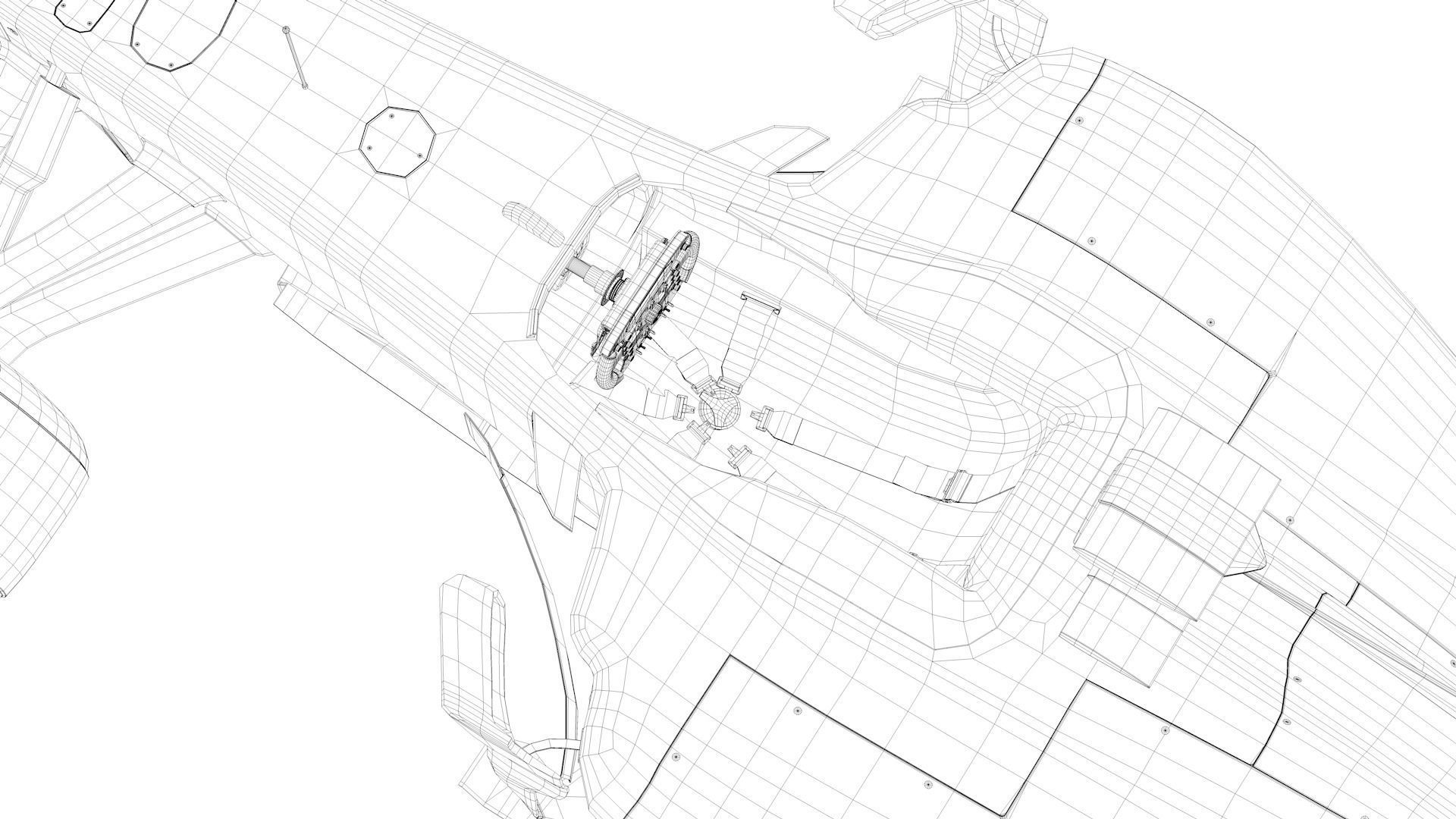 Ferrari F10 Formula 1 2010 No texture 3D model | CGTrader