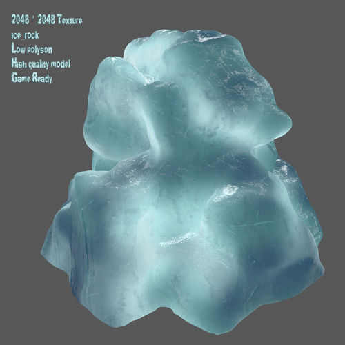 3D model Ice VR / AR / low-poly | CGTrader