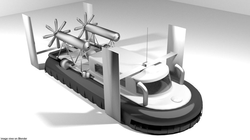 3D model Hovercraft - Classic | CGTrader