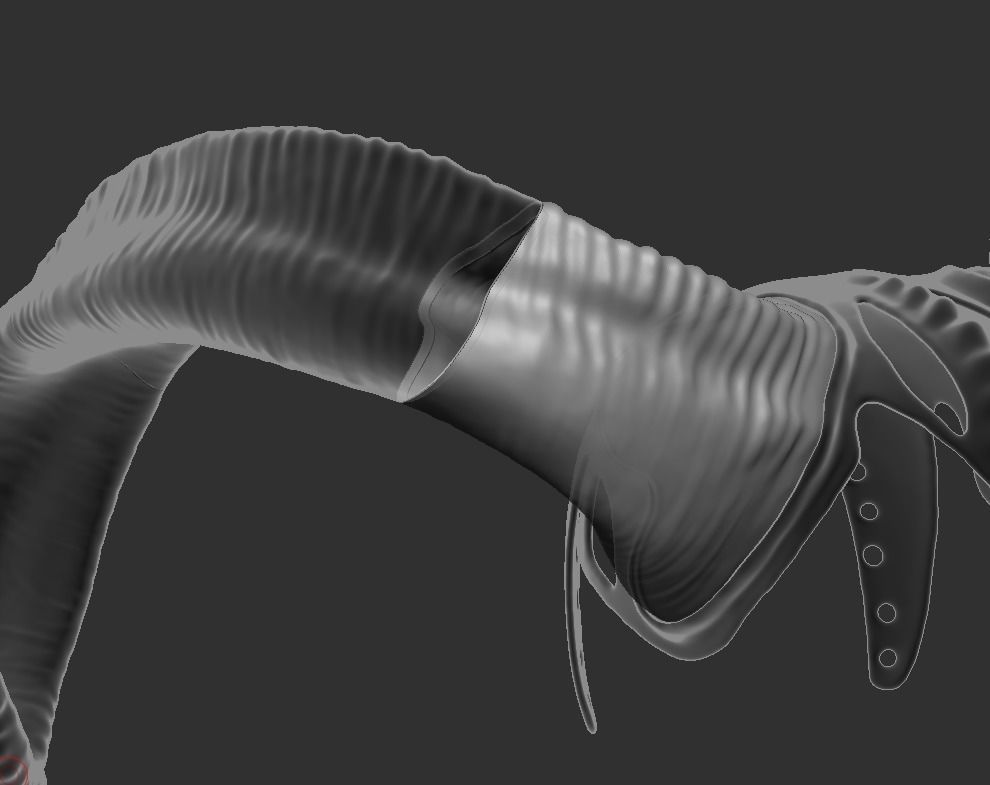 The horns pair of pans labyrinth 3D model 3D printable | CGTrader