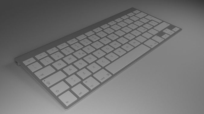 apple keyboard 3D model | CGTrader