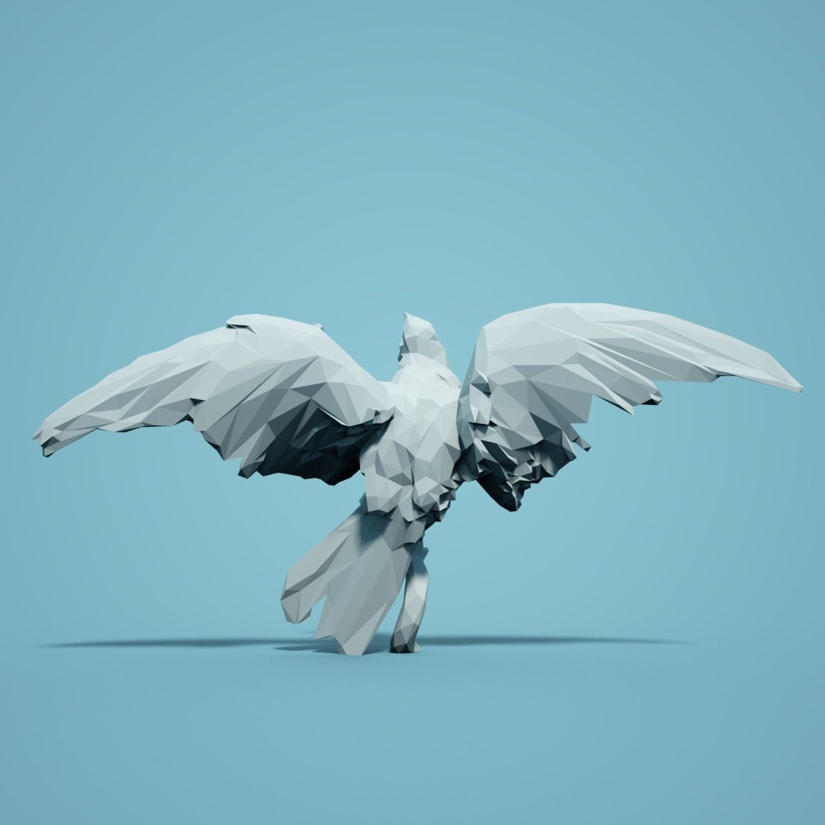 Low Poly Bird Model 3D model 3D printable | CGTrader