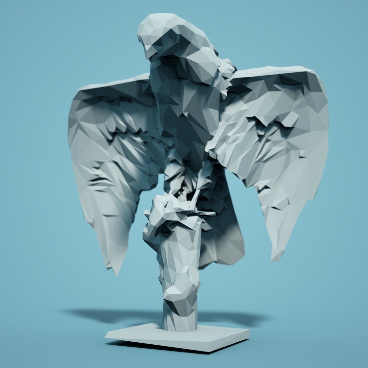 Low Poly Bird Model 3D model 3D printable | CGTrader