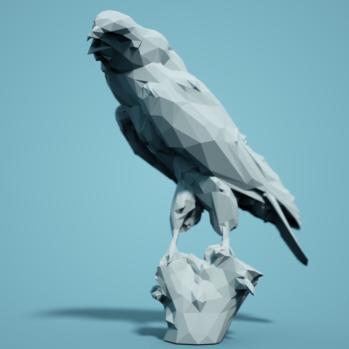 Walkerbird Low Poly Bird 3D model 3D printable | CGTrader