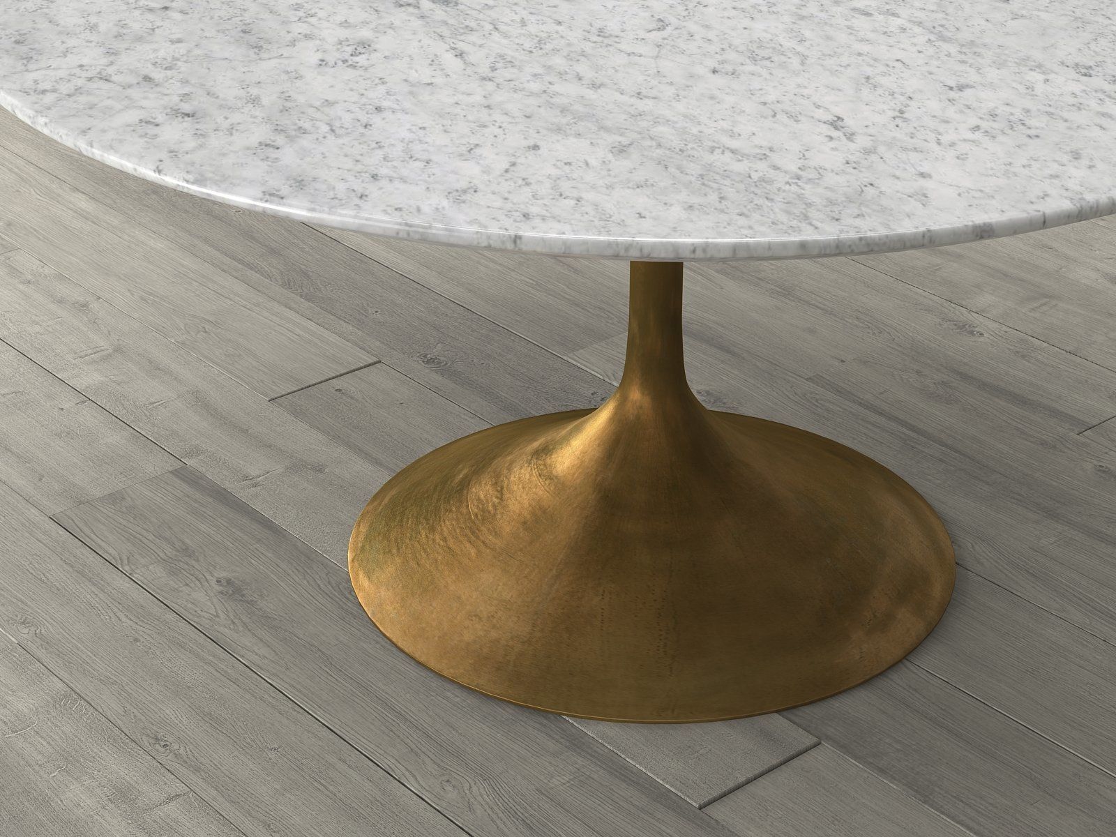 Aero Marble Dining Table 3D model | CGTrader