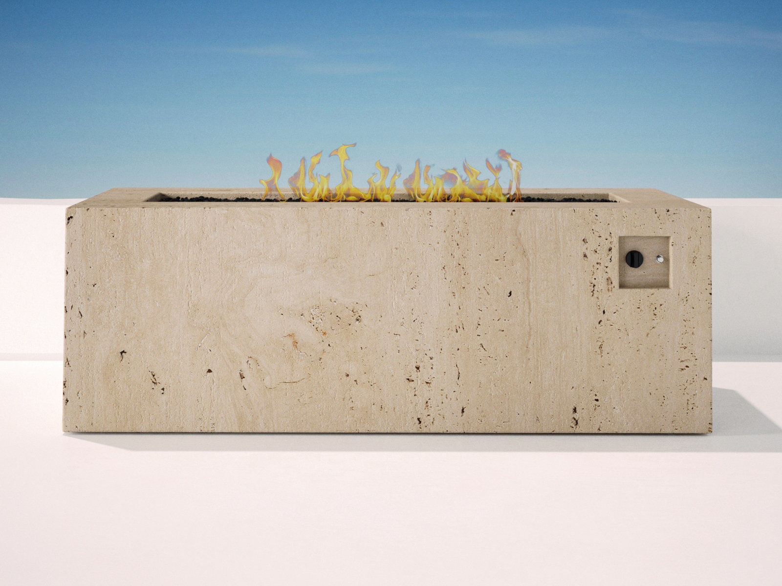 Topanga Natural Gas Fire Table 3D model | CGTrader