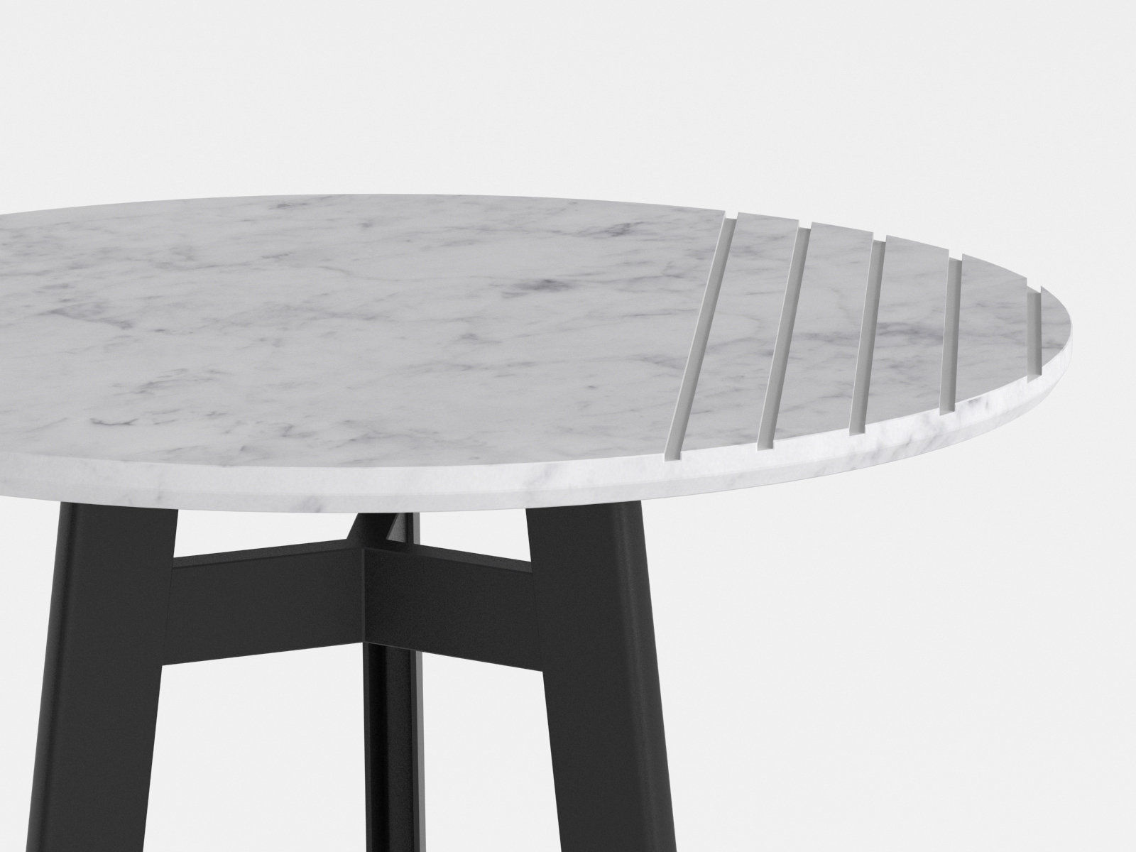 Groove Tables 3D model | CGTrader