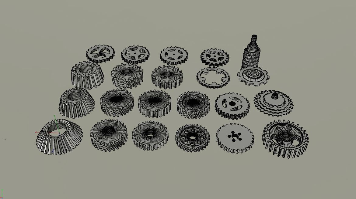 gear gears 3D model | CGTrader