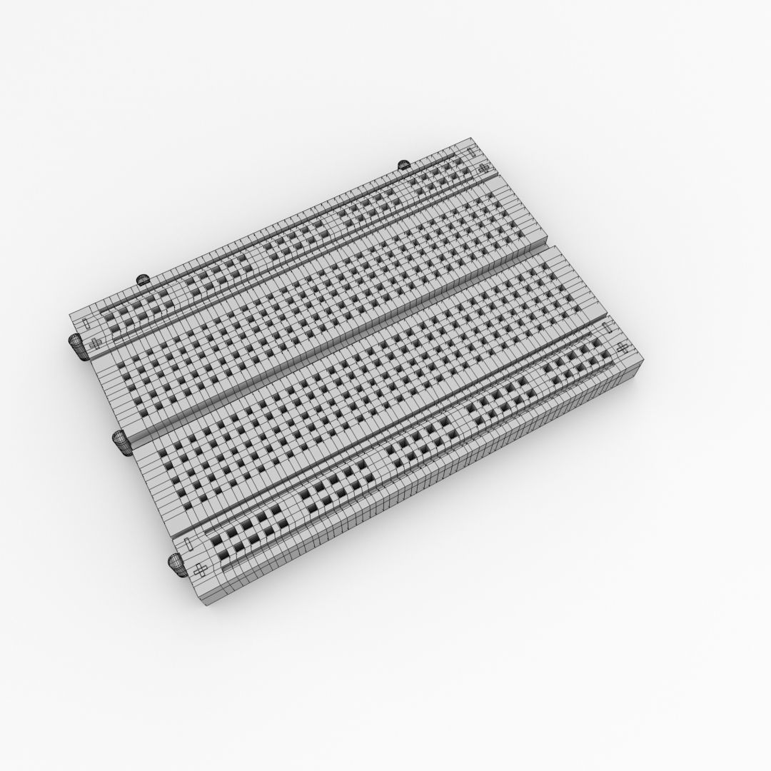 Breadboard 3D model | CGTrader
